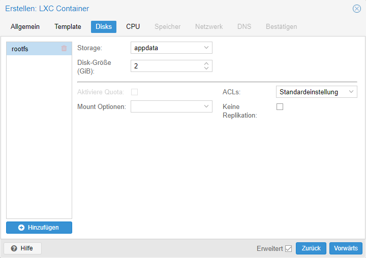 Wireguard im LXC-Container unter Proxmox einrichten